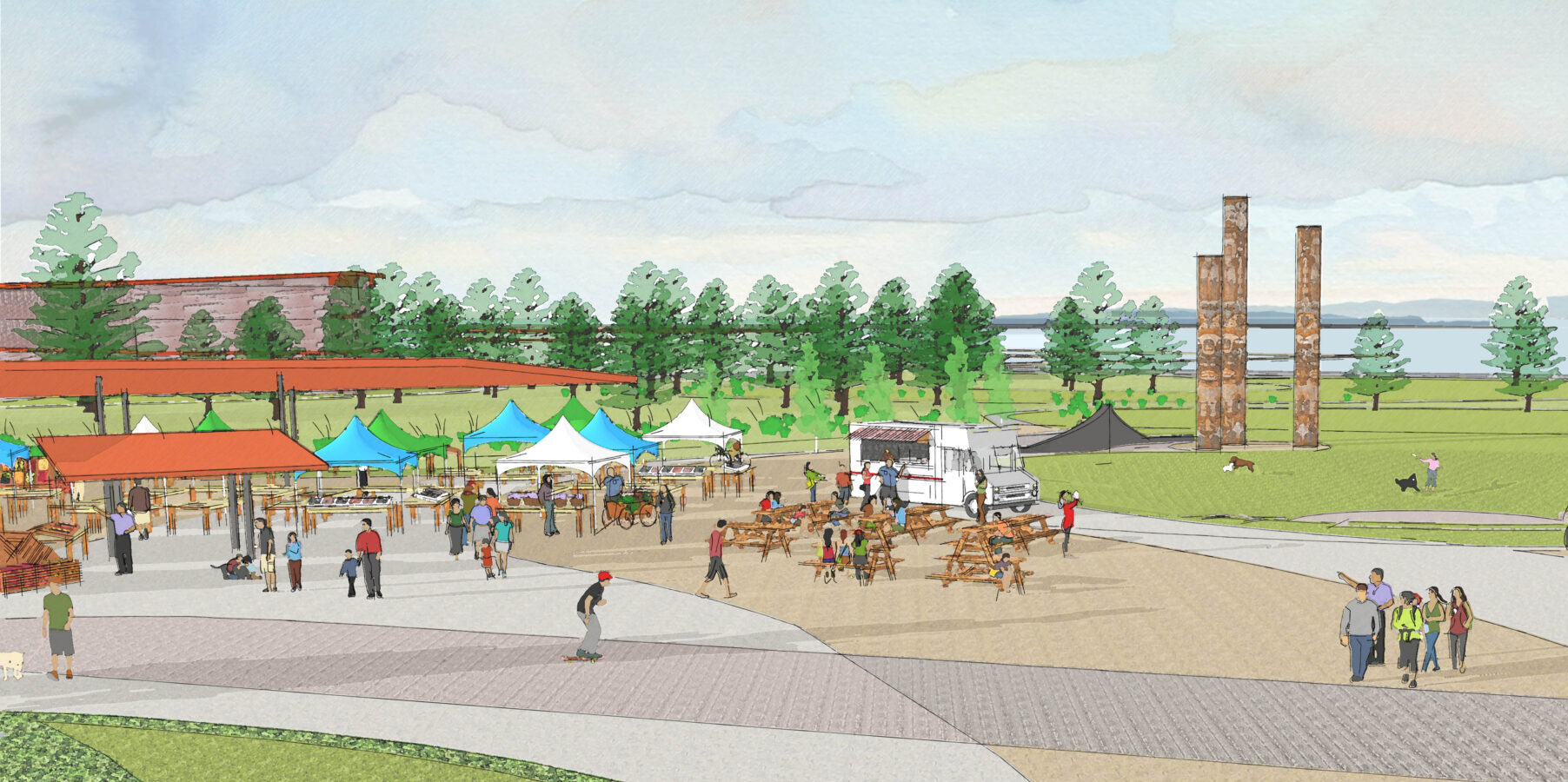 Fisherman's Village (Concept) - Tulalip, WA | Freiheit Architecture